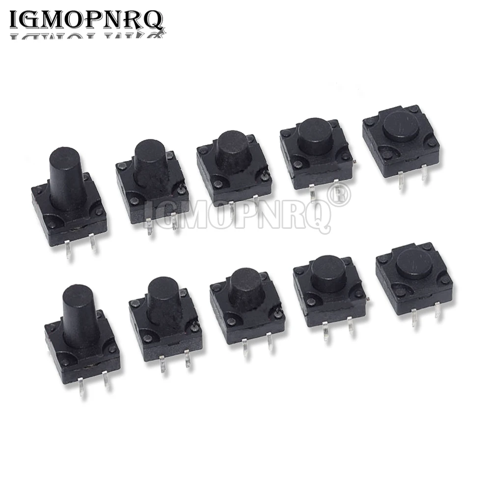 10PCS-4Pin-DIP-Waterproof-Switch-12-12-6-7-8-910-11-12-Tact-Button ...