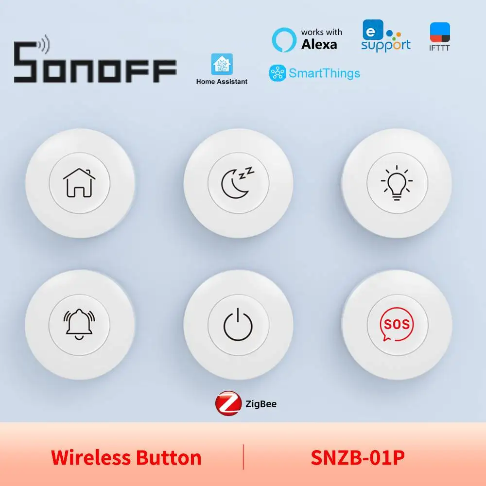 SONOFF-Zigbee-sensor-Wireless-Switch-SNZB-02P-SNZB-01P-Smart-Scene-SOS ...
