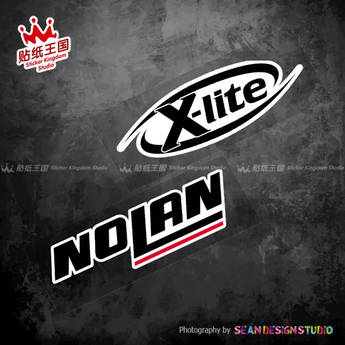 For-Nolan-X-Lite-Helmet-Motor-Bike-Motorcycle-Auto-Decals-Waterproof ...