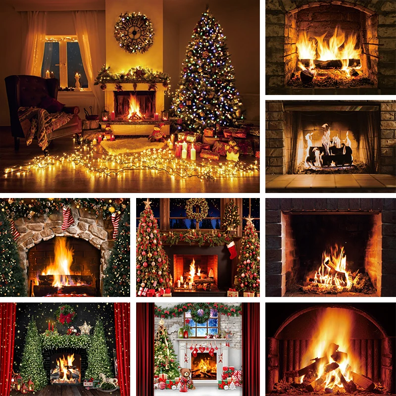 Animated Christmas Fireplace Wallpaper