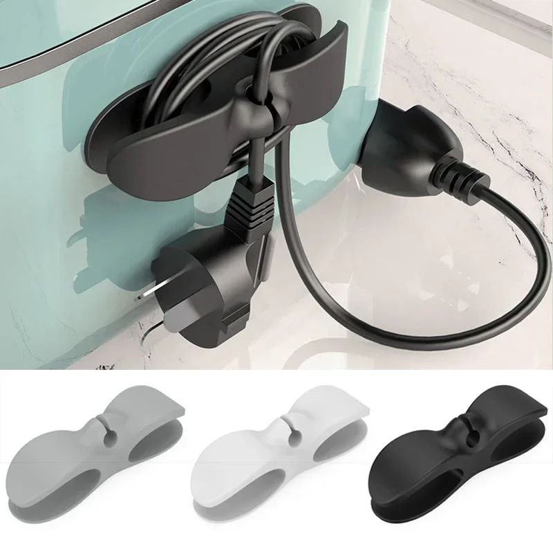 Desktop-Cable-Organizer-Wall-Mounted-Data-Cable-Holder-Multifunction ...