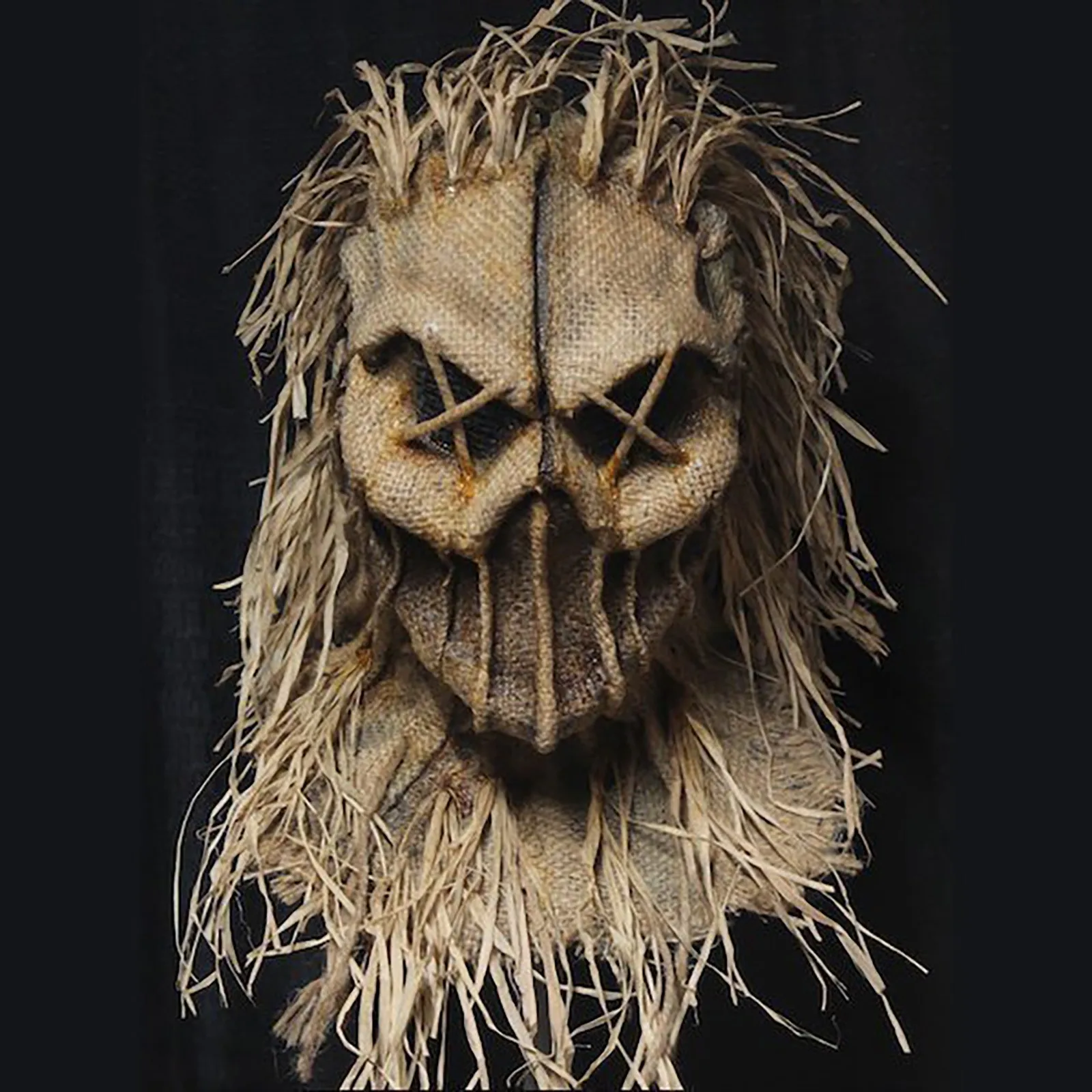 1PCS-New-Scary-Halloween-Scarecrow-Mask-Headdress-Funny-Props-Horror ...