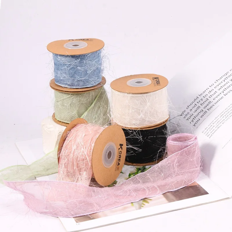 99Yards-46MM-Scallion-silk-chiffon-Ribbon-0305R15-DIY-Hair-Bow-Children ...