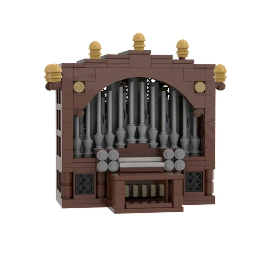 EKbricks-MOC-Building-Blocks-City-Church-Castle-Organ-Blocks-DIY-Model ...