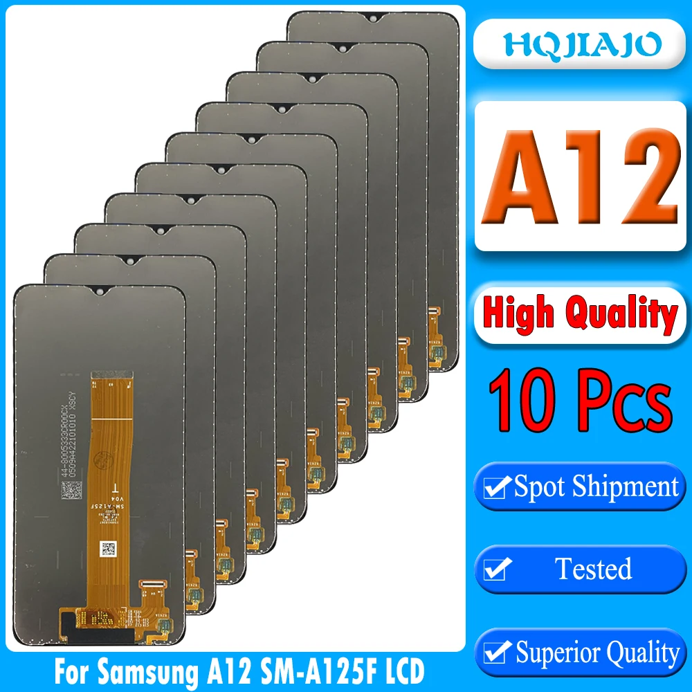 10PCS-High-Quality-For-Samsung-A12-A125F-A125M-A125U-A125F-DS-LCD ...