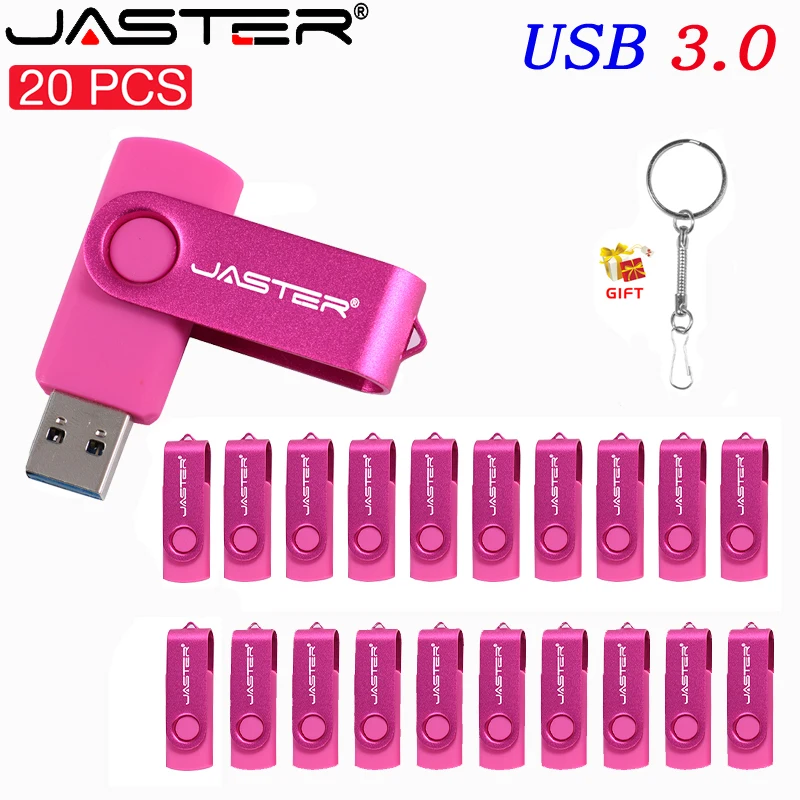 JASTER-20-PCS-LOT-USB-3-0-Flash-Drives-128GB-Plastic-Pen-Drive-64GB-Key ...