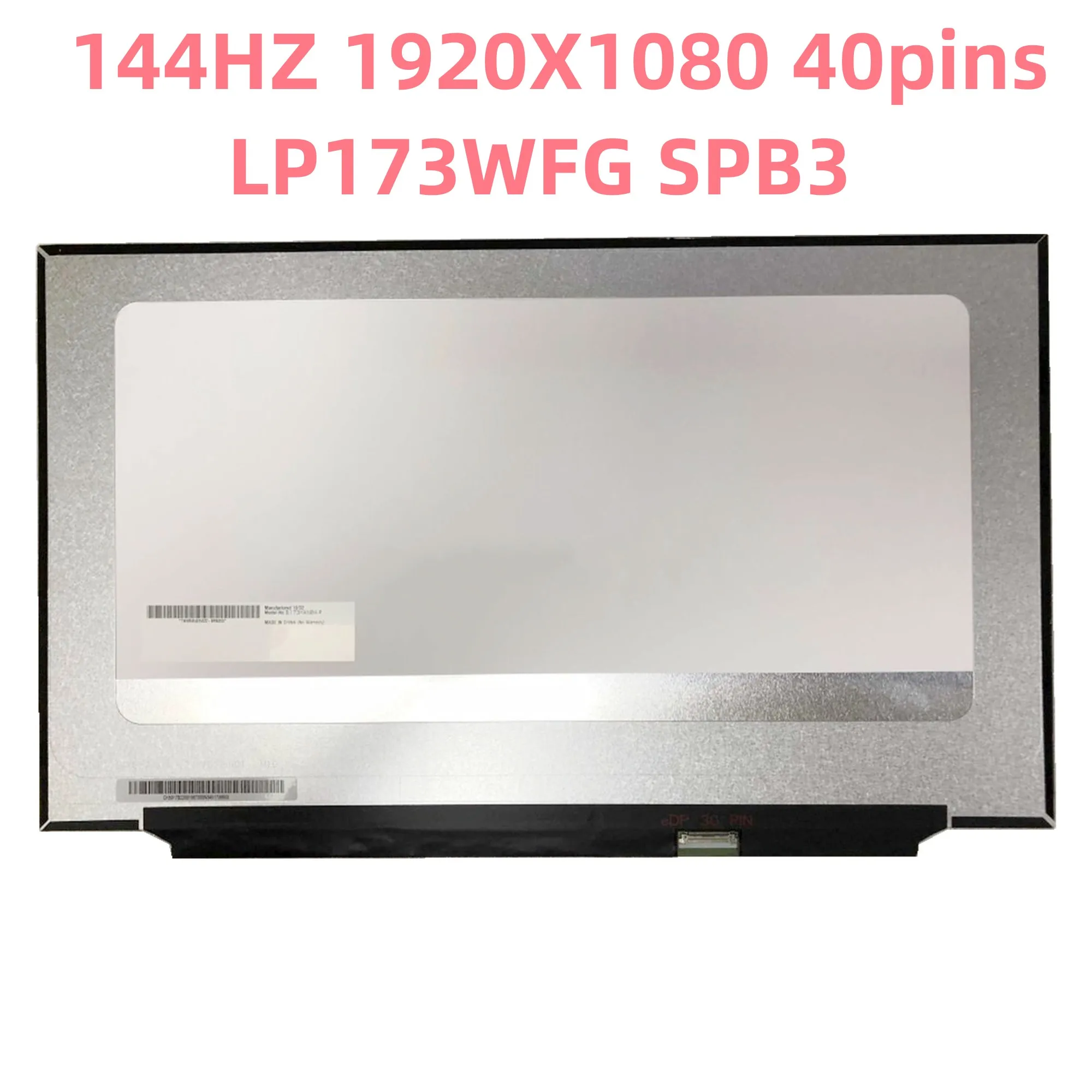 LP173WFG SPB2 Laptop LCD screen Original 17.3'' FHD 144HZ 1920X1080 ...