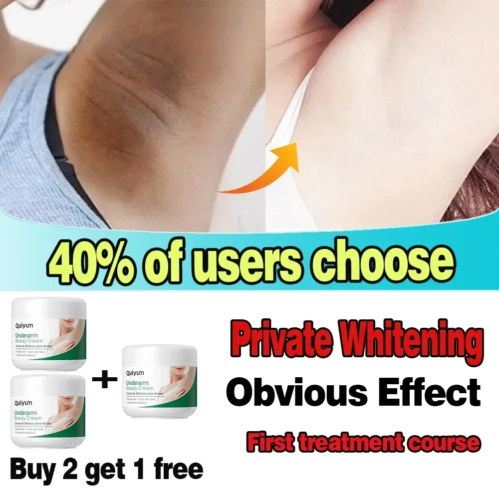 Crema blanqueadora corporal efectiva para mejorar el cuerpo, axila, piernas, rodilla, codo ...