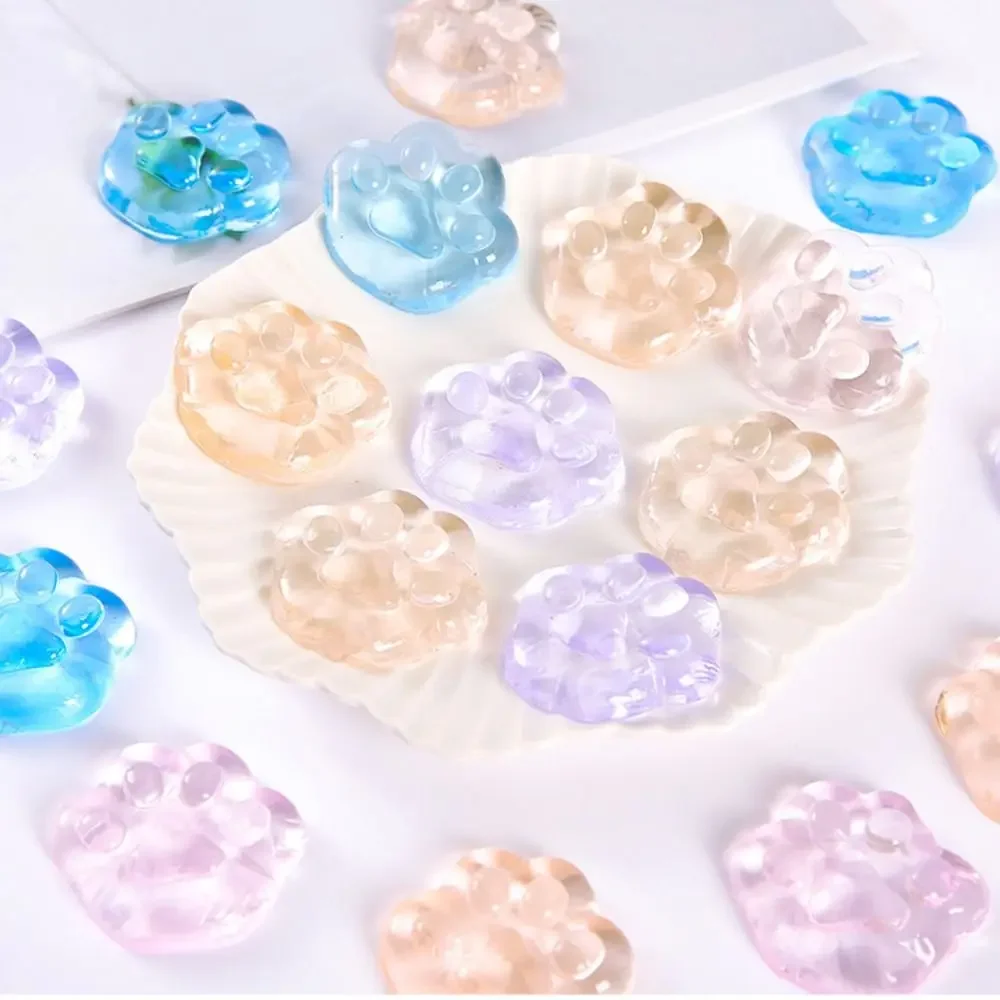 5PCS-Kawaii-Cat-Paws-Sticky-Squeeze-Toys-Soft-Realistic-Jelly-Glitter ...