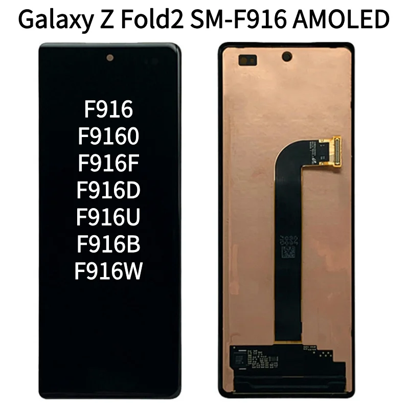 Super-AMOLED-Defect-LCD-Screen-for-Samsung-Z-Fold-2-SM-F916-Z-Fold2 ...