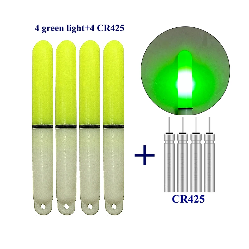 4PCS-Electric-Fishing-Light-Waterproof-Luminous-Glow-Stick-4-CR425-Type ...