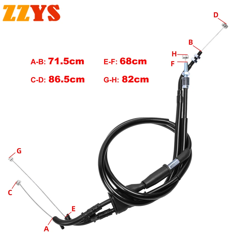 Cable-de-acelerador-para-motocicleta-Cable-de-retorno-de-combustible ...