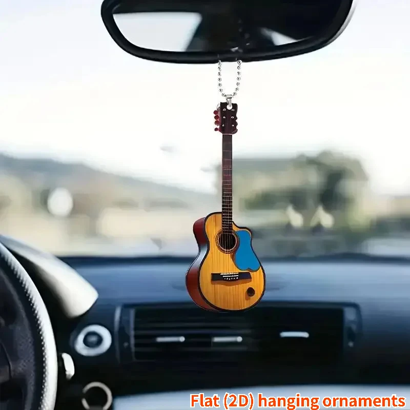 Mini-Guitar-Rearview-Mirrors-Pendant-Car-Hanging-Ornaments-Car ...