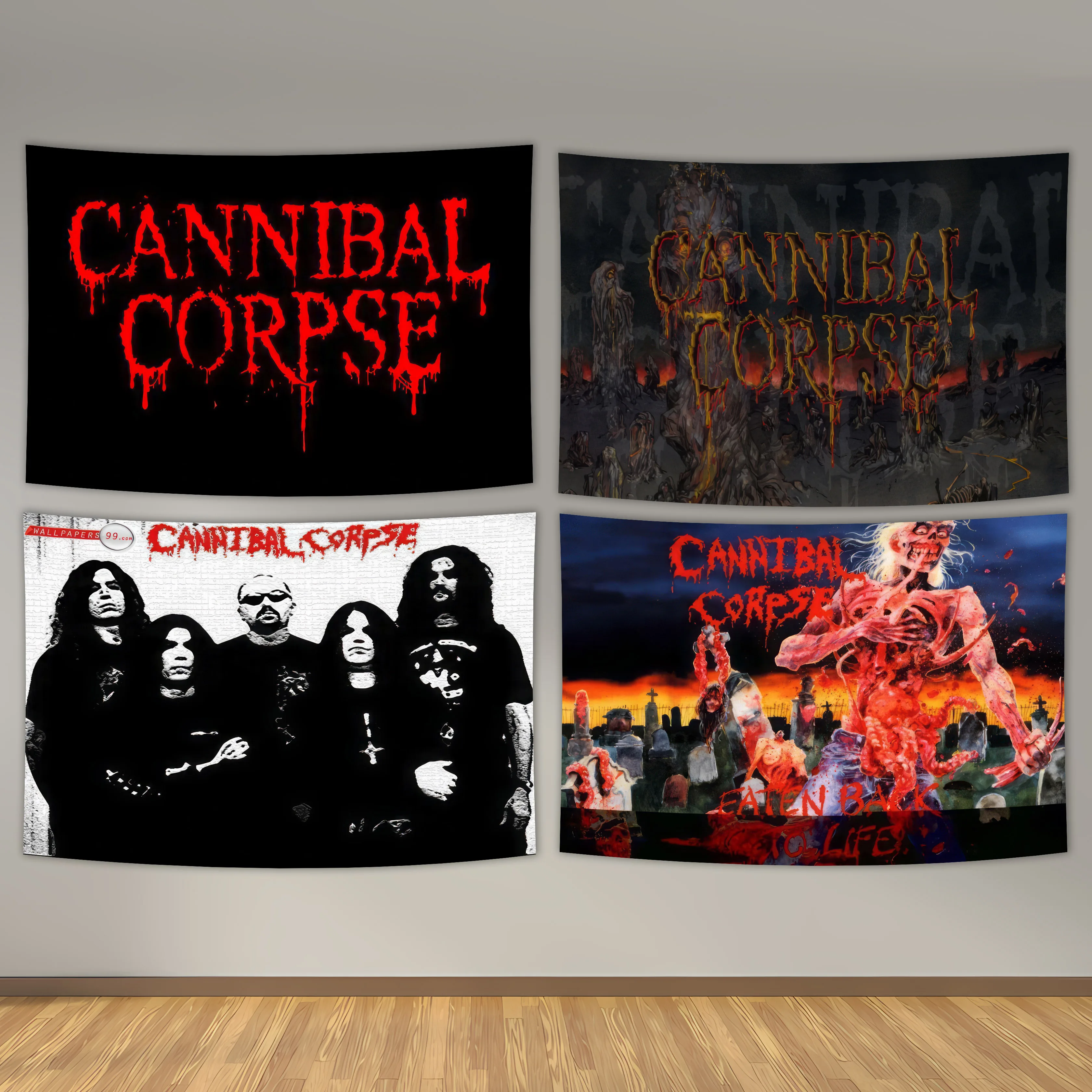Cannibal Corpse Heavy Metal Band Icon Tapestry Rock Music Poster Canvas ...