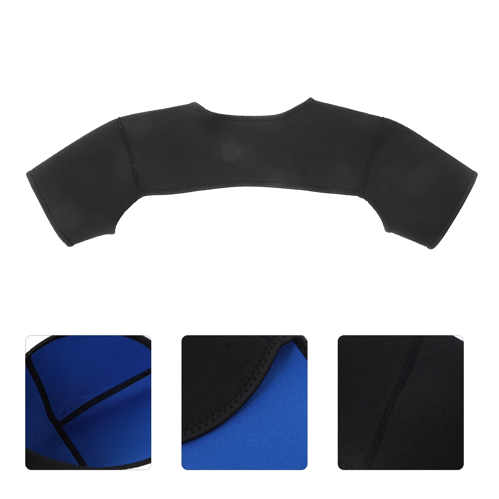1pc SBR Shoulder Support Brace Belt SBR Double Shoulder Protection Warm ...