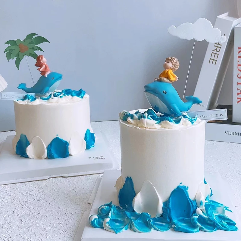 Easy Whale Cupcakes