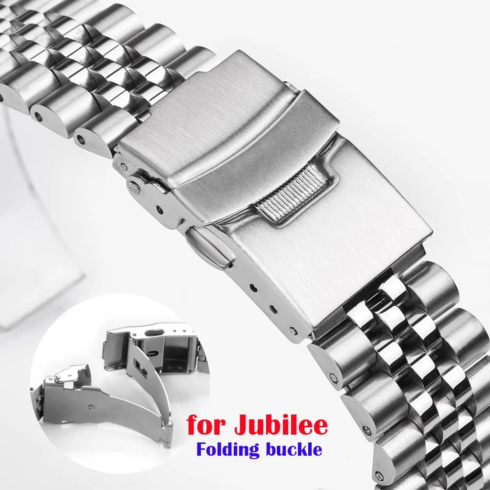 for-Jubilee-Watch-Band-for-Seiko-Men-Watch-Accessories-Solid-Bracelet ...