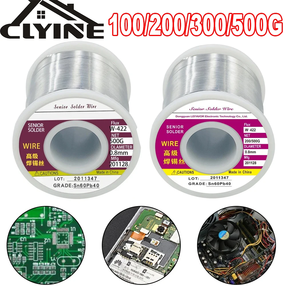 100-200-300-500G-Tin-Wire-Soldering-Wire-with-Flux-Melt-Rosin-Core ...