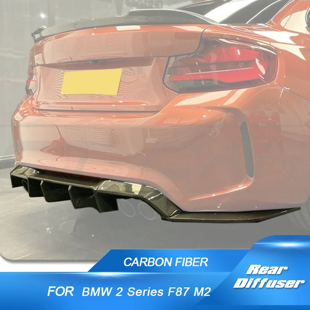 Carbon Fiber Rear Lip Diffuser For Bmw F87 M2 M2c Competition Coupe ...