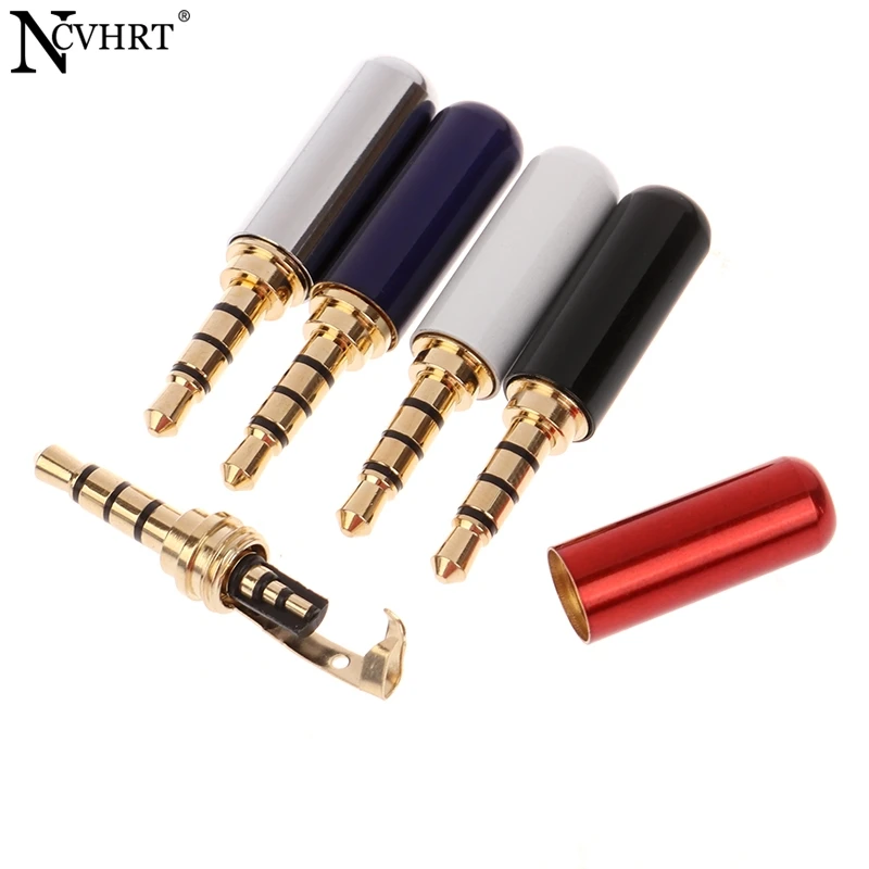1pc-3-5-Mm-Plug-Audio-Jack-4-Pole-Gold-Plated-Earphone-Adapter-Socket ...