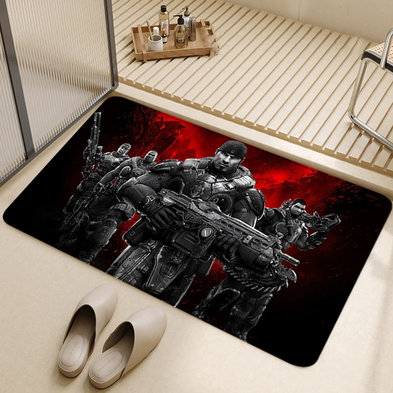 Welcome-Rugs-Entrance-Doormat-Gears-of-War-Prayer-Carpet-Room-Rugs-Foot ...