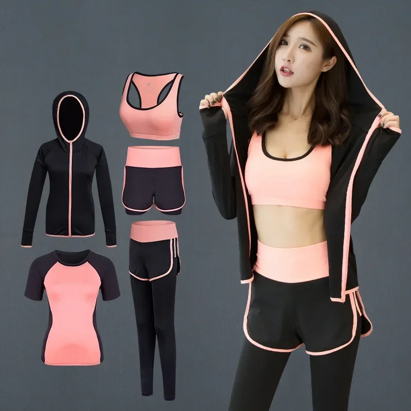 Yoga-Set-Women-s-2024-New-Top-Slim-Fit-Fitness-Room-Running-Set-Sports ...