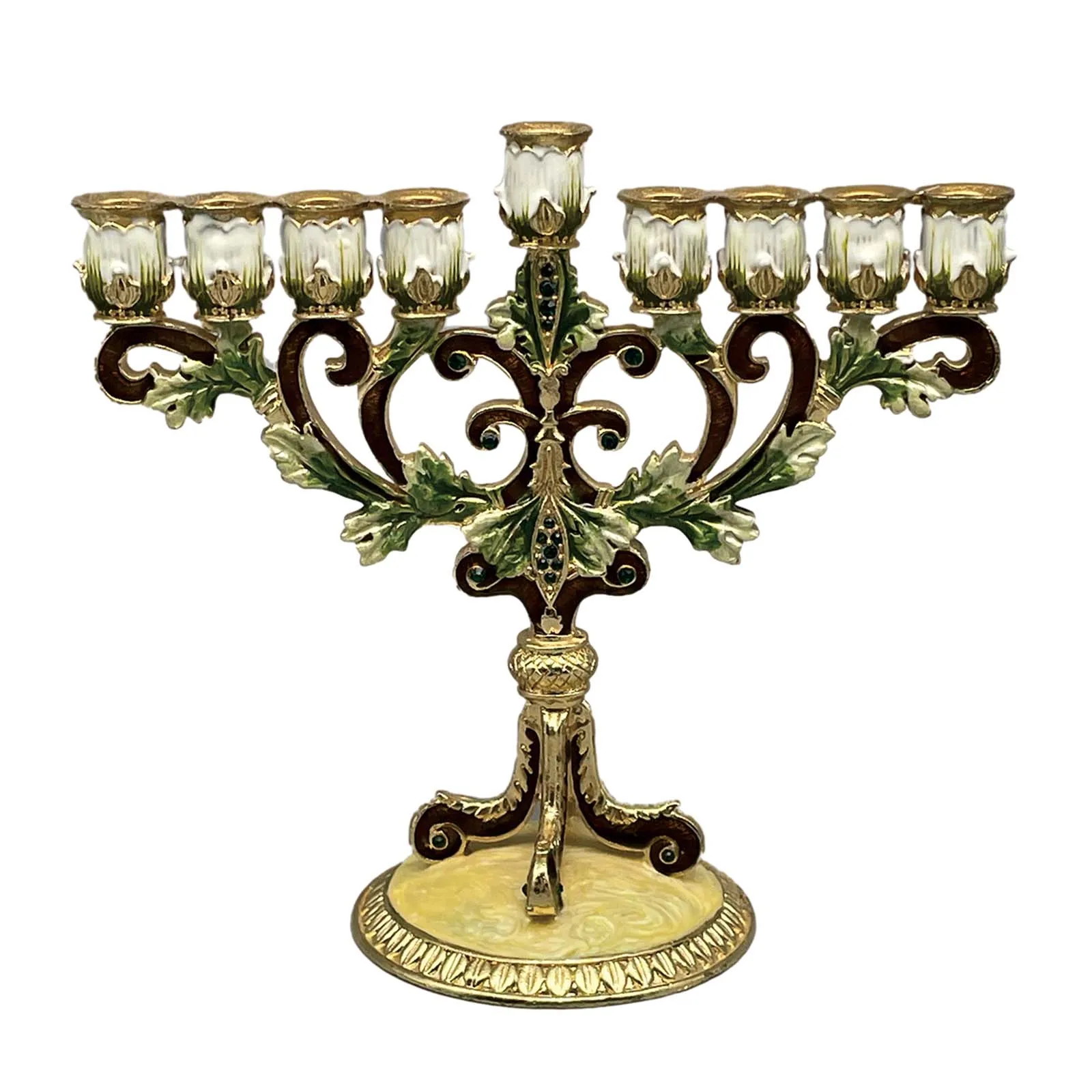 Candelabro-antiguo-de-Hanukkah-cl-sico-tradicional-candelabro-jud-o ...