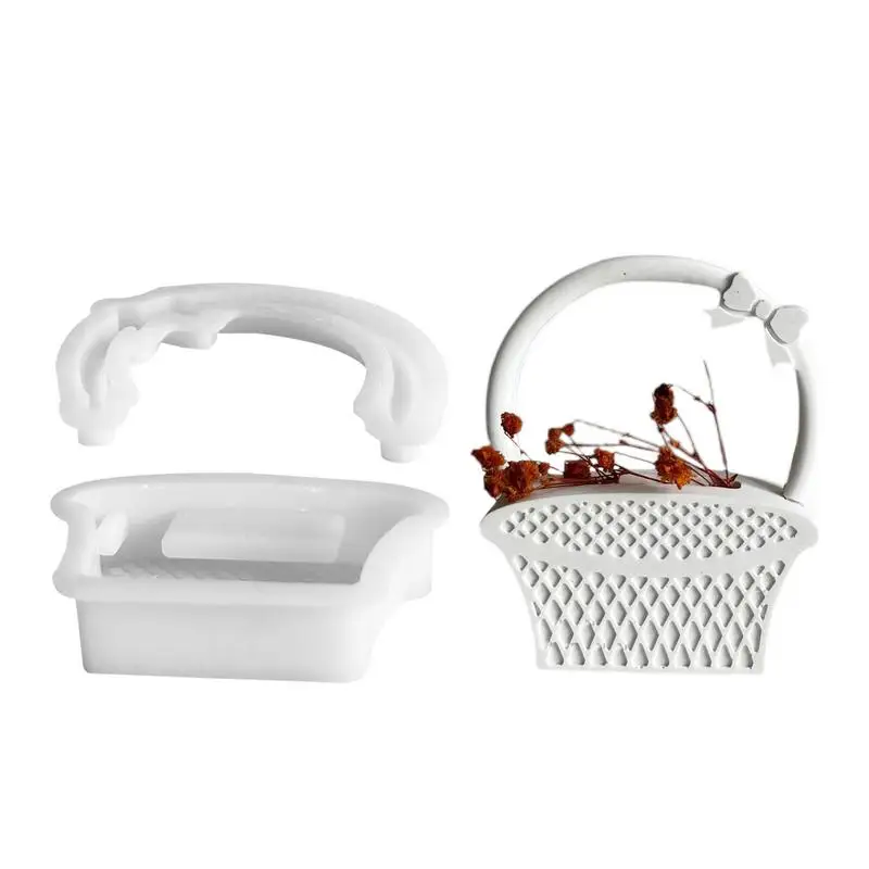 Flower Basket Silicone Molds Molds Gardening Tools Basket Flower Home ...