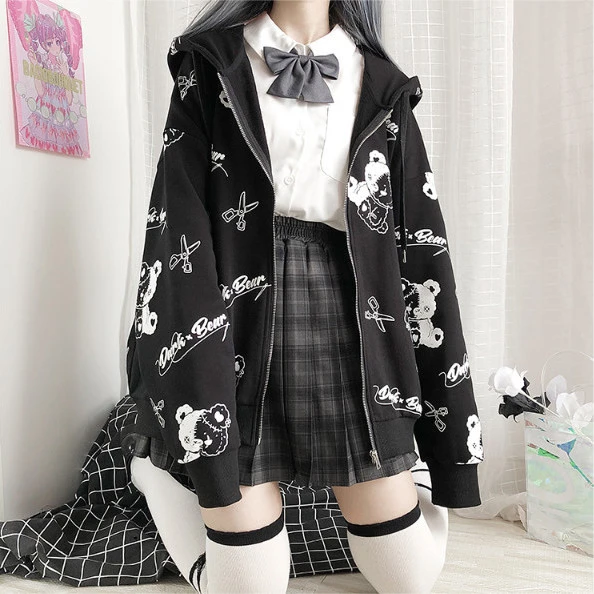 Preppy Goth Style