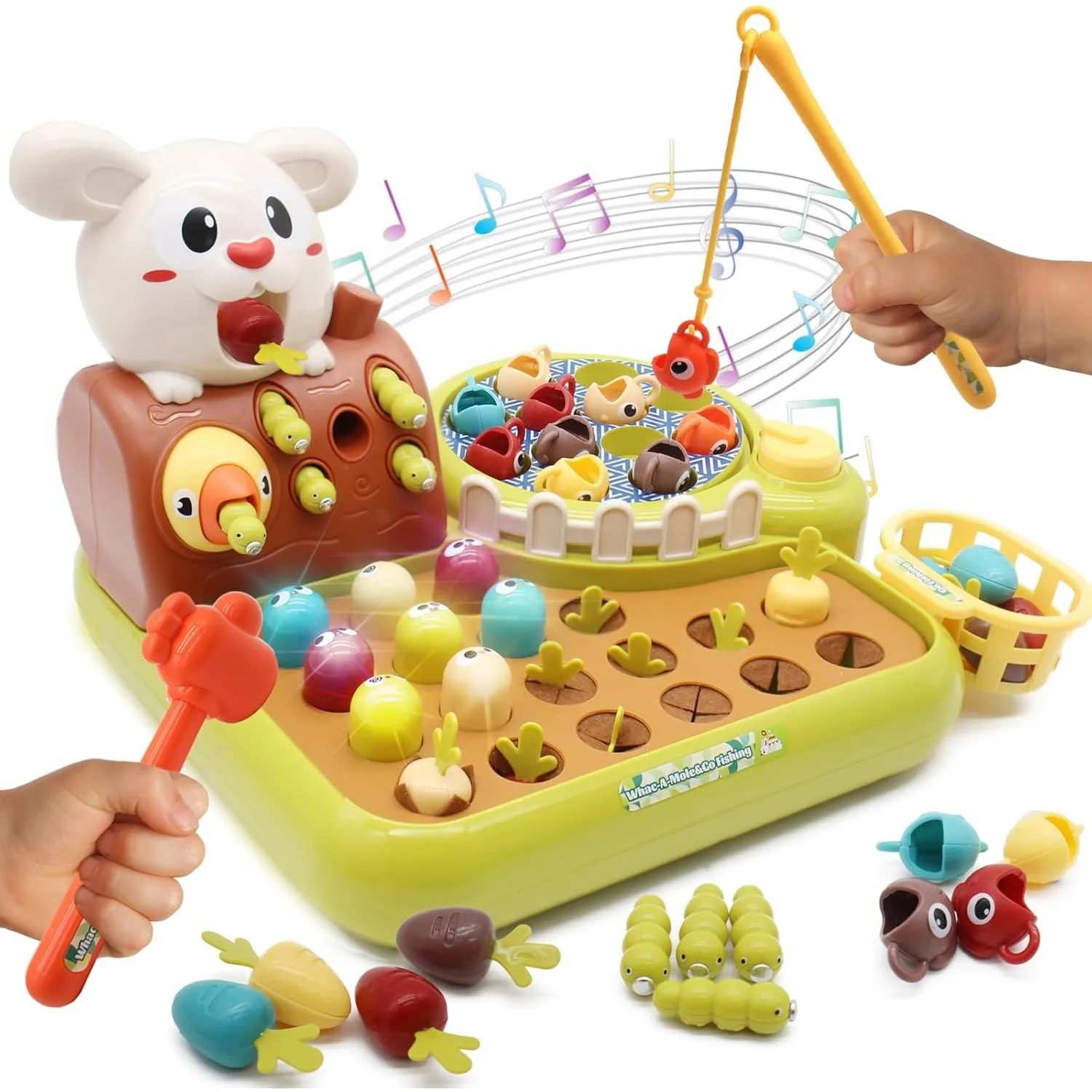 Hammering-Pounding-Toy-Bunny-Whack-A-Mole-Game-for-Toddlers-Kids-with ...