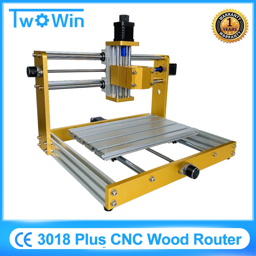 CNC-3018-Plus-Metal-Router-Nema17-23-Stepper-52mm-Spindle-CNC-Wood ...