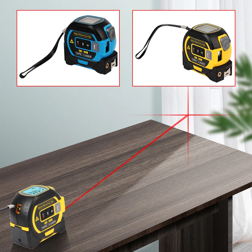 Tape-Measure-Ruler-Building-Measurement-Device-Laser-Rangefinder ...