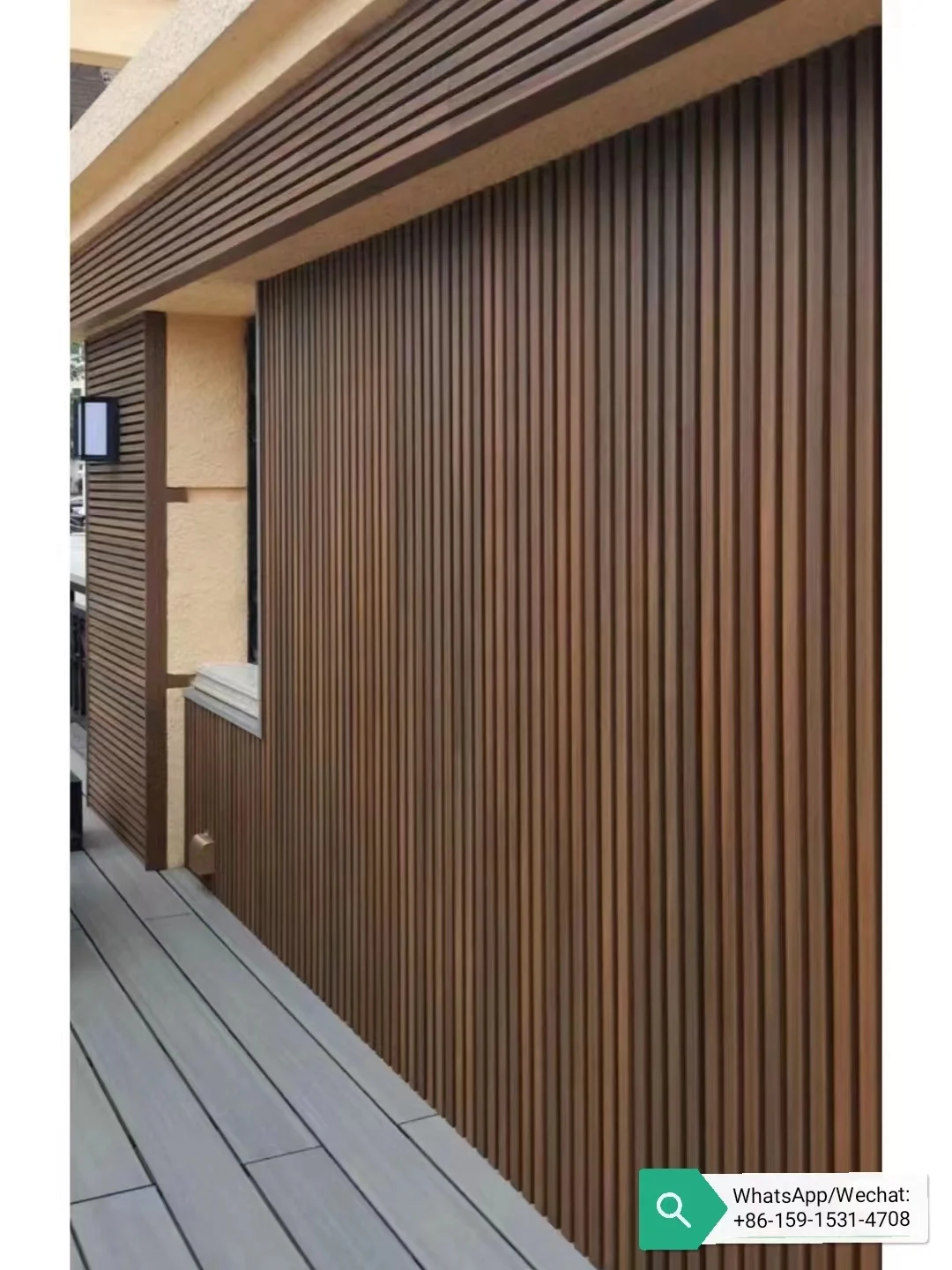 WPC-wood-composite-timber-tube-WPC-batten-outdoor-sun-shading-wall ...