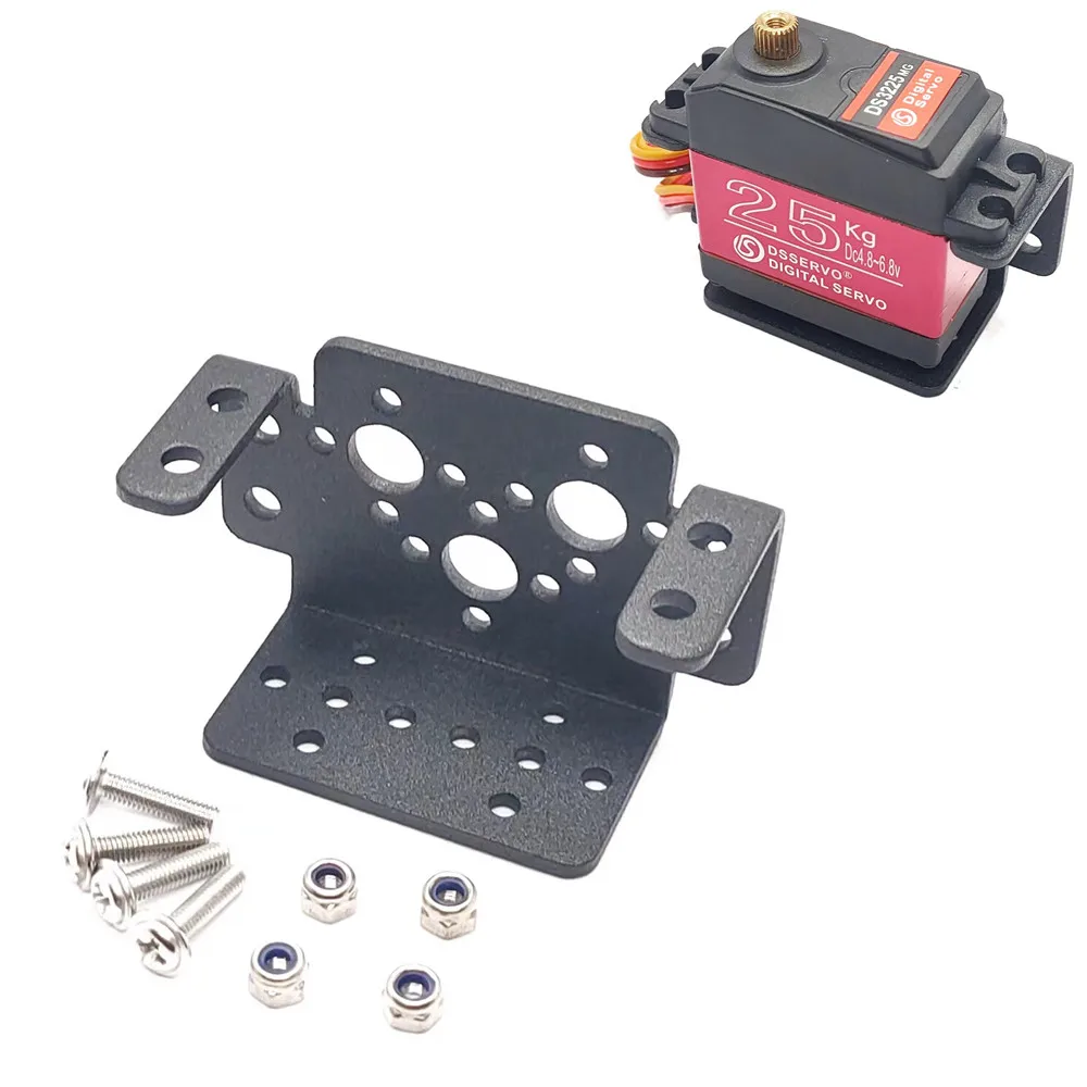 Servo-Bracket-for-MG995-MG996R-Universal-Servo-Support-Robot-Steering-Gear-Bracket-DS3218-DS3225 ...