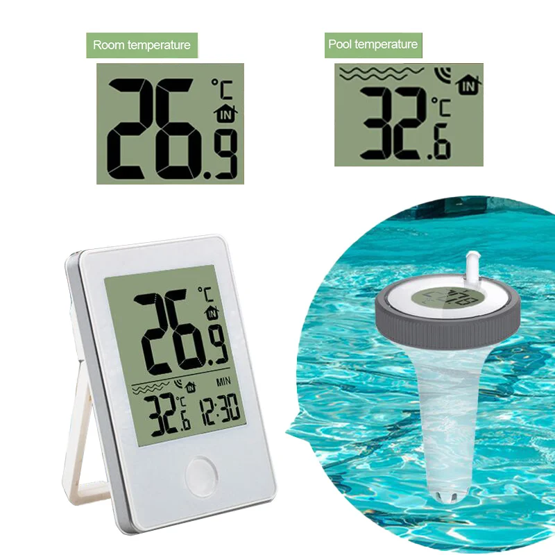 Digital-Swimming-Pool-Thermometer-Wireless-Floating-Pool-Thermometer ...