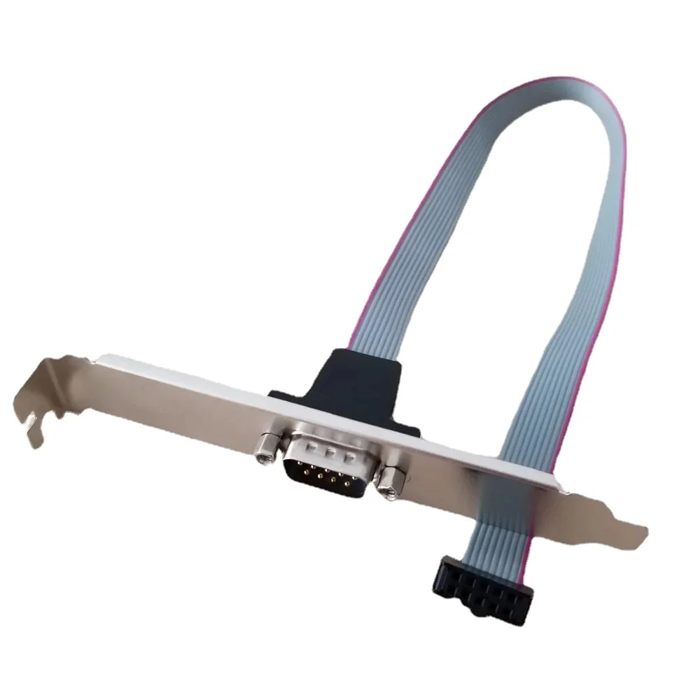 Motherboard-10Pin-Female-to-DB9-RS232-9Pin-Male-Serial-Port-Full-Height ...