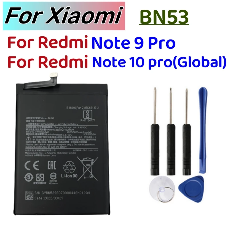Bateria-Original-para-Xiaomi-Redmi-Note-9-Pro-e-Redmi-Note-10-Pro ...