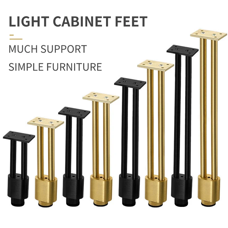 8-20CM Legs for Furniture Metal Table Feet Hardware Mount Sofa Chair TV ...