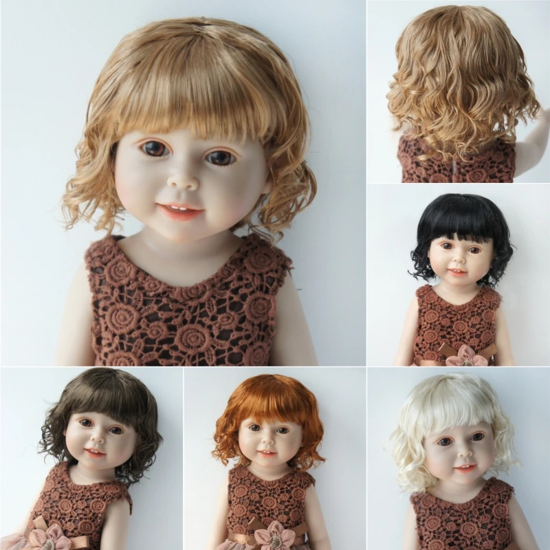 JD260-11-12-inch-28-30CM-Slight-Lady-Curls-synthetic-mohair-BJD-wigs ...