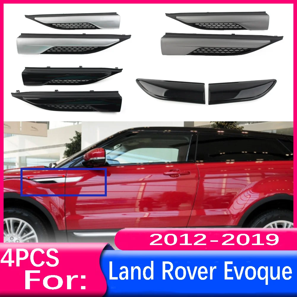 Car Front Fender Side Grill Air Outlet Vent Cover Door Upper Molding ...