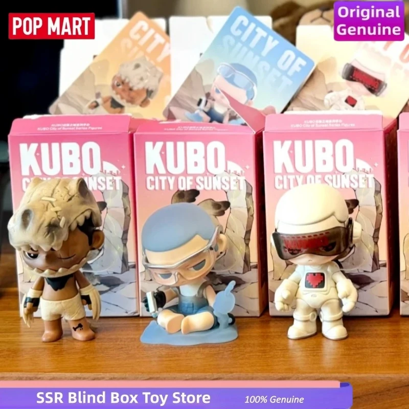 POP MART Authentic Kubo City Of Sunset Series Figure Blind Box Trendy ...