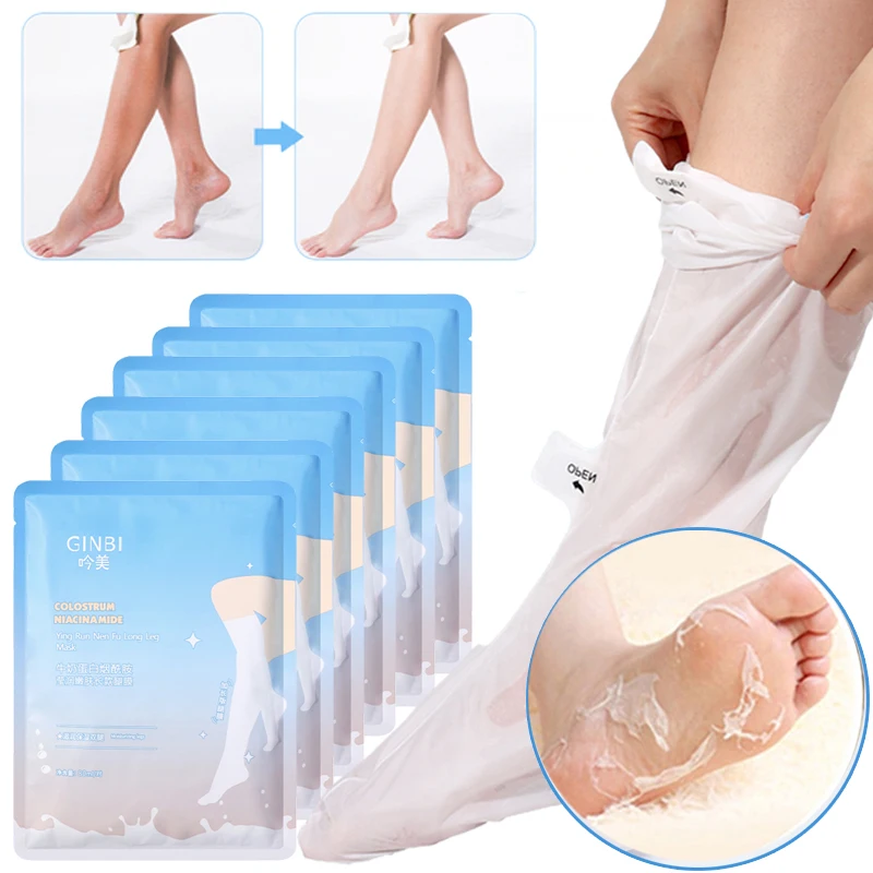 Exfoliating-Long-Foot-Masks-Pedicure-Socks-Remove-Dead-Skin-Feet-Mask ...