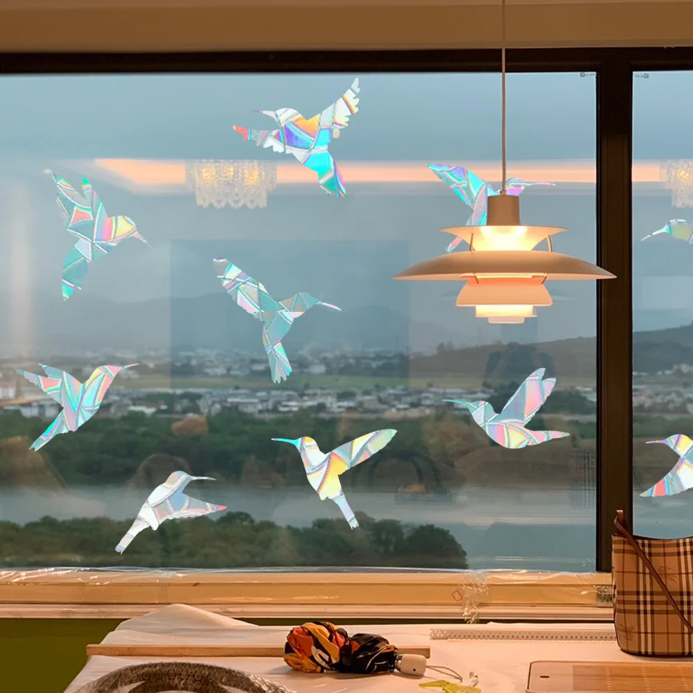 Bird Rainbow Suncatcher Window Stickers For Baby Kids Rooms Home ...
