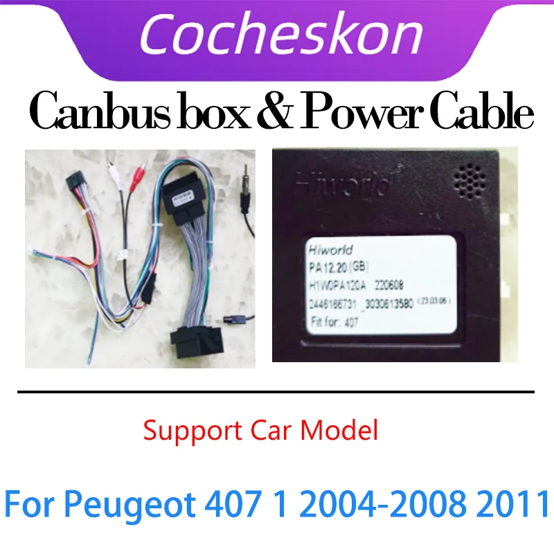 Hiworld-Car-Radio-Canbus-Box-Adapter-PSA-para-Peugeot-407-2004-2008 ...