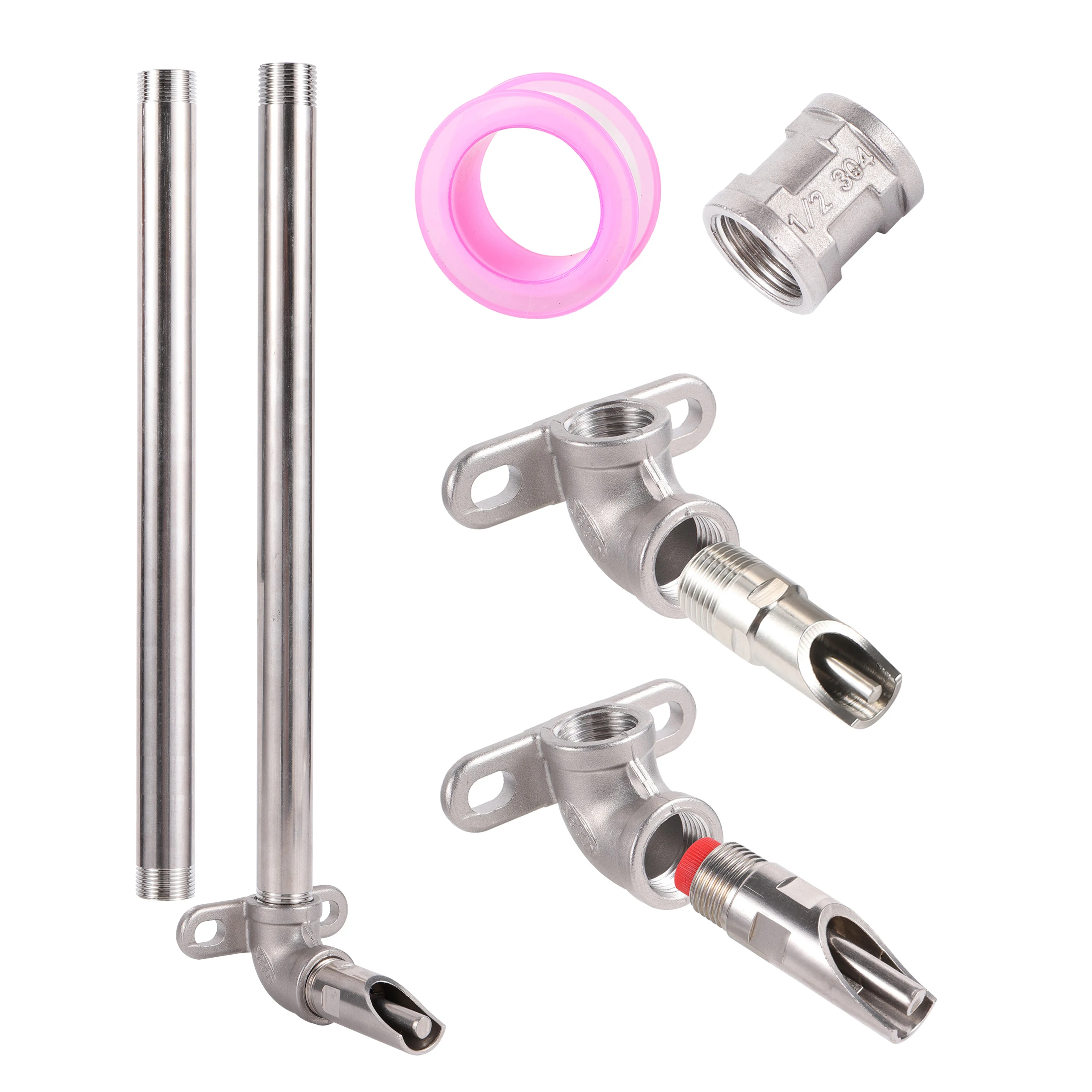 Pig Drinking Nozzle Automatic Water Feeder Rodent Stainless Steel ...