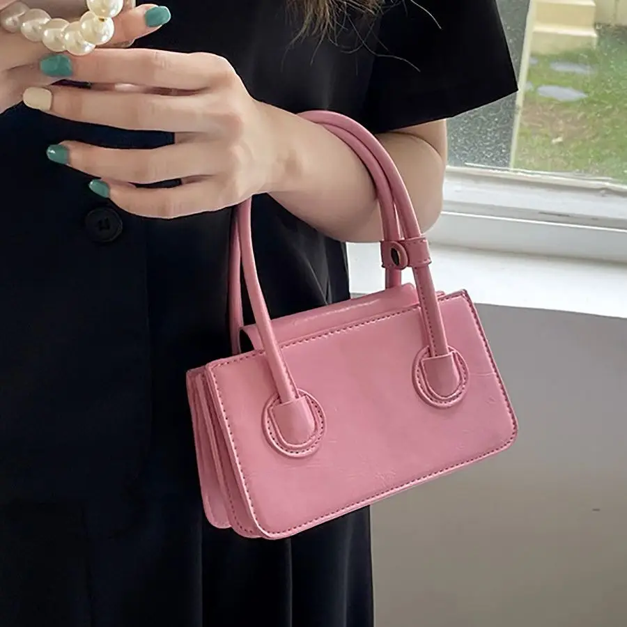 Small-women-bag-minimalist-mini-pink-small-bag-new-foreign-texture ...