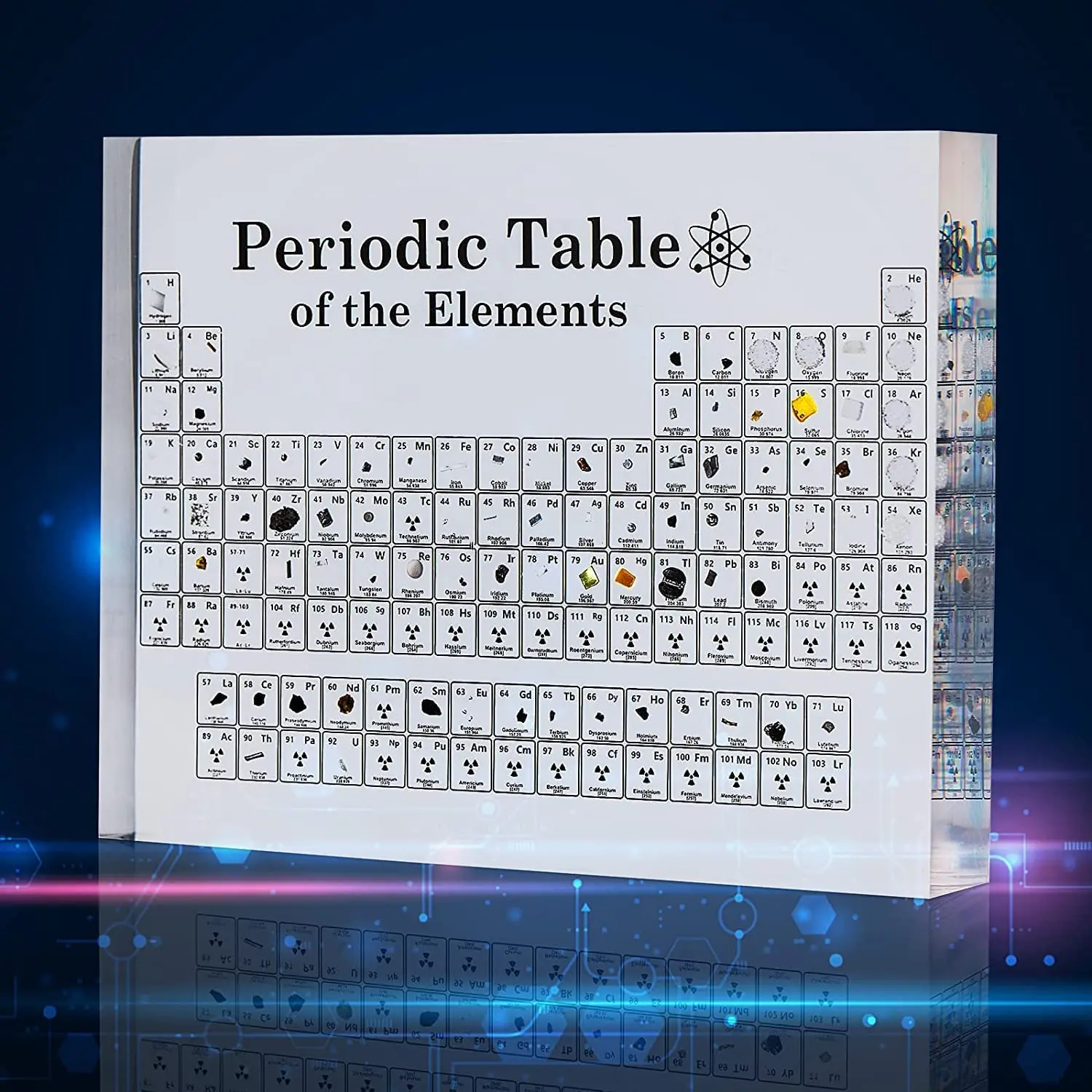 Real-Periodic-Table-of-Elements-Ornaments-Acrylic-Chemical-Periodic ...