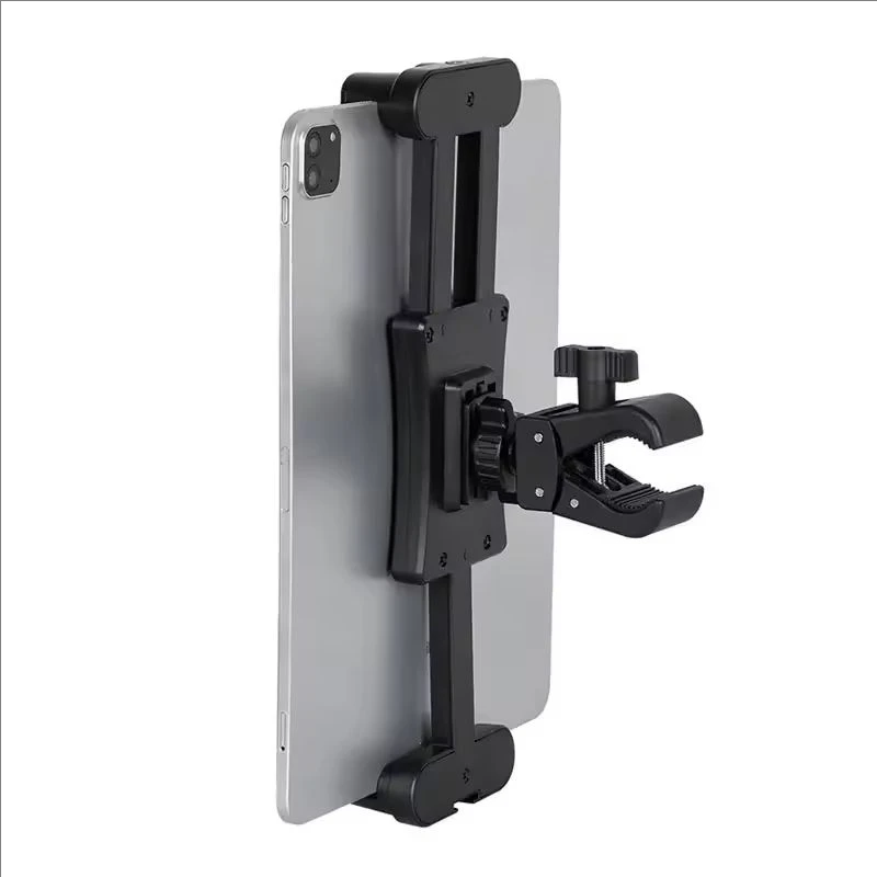 Pole clamp With Universal Phone Holder Tablet Notebook Handbook Flat ...