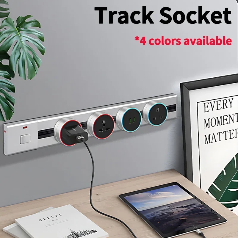 Electric Extension Sockets Power Track Socket UK US AU EU UN Standard ...