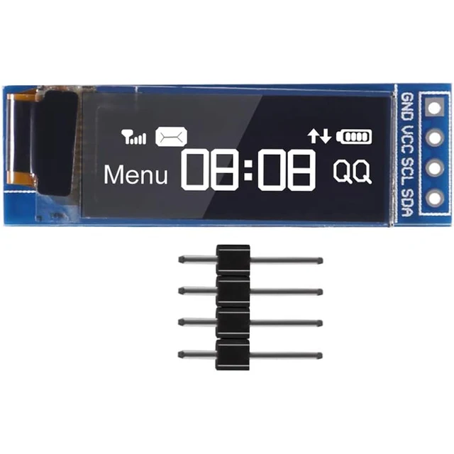 Raspberry Pi JUZITAO 6-Pack 0.91 Inch I2C OLED Display Module - 128x32 ...